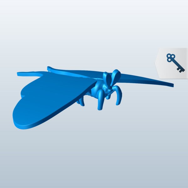 Luna Moth V1 Free 3D Model - .obj .stl - Free3D
