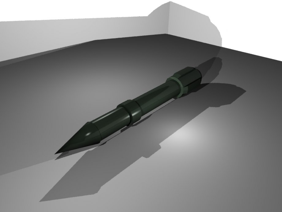 Missile Low poly Free 3D Model - .ma - Free3D