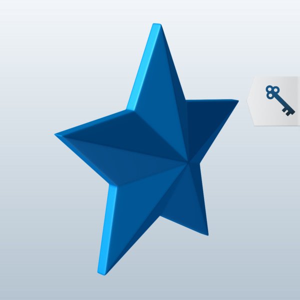 Star v1 Free 3D Model - .obj .stl - Free3D