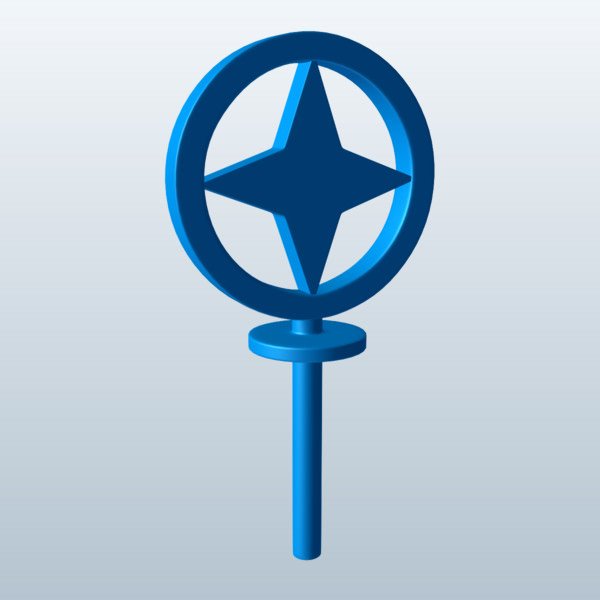 4 point Star v1 obj Free 3D Model - .obj .stl - Free3D