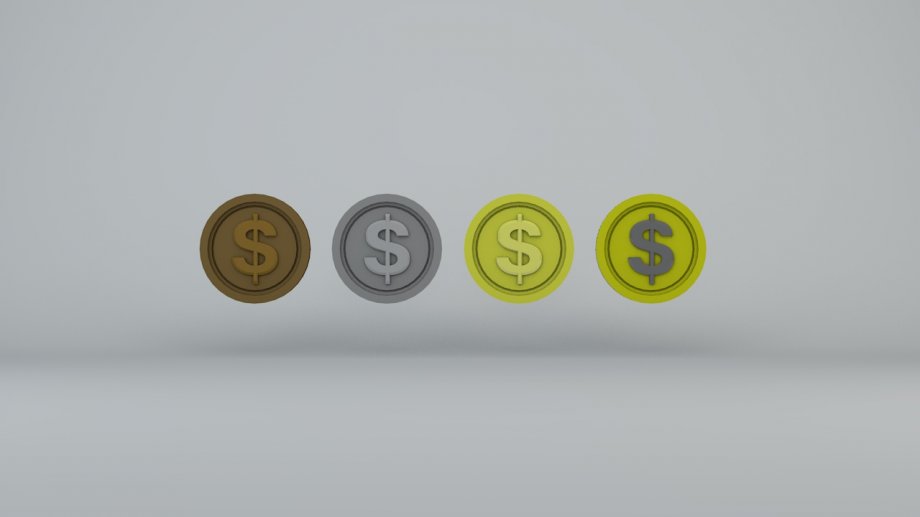 Coins Free 3D Model - .c4d - Free3D