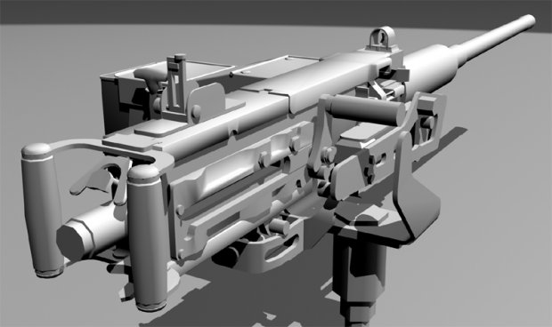 M2 Mount Free 3D Model - .3ds .tga - Free3D