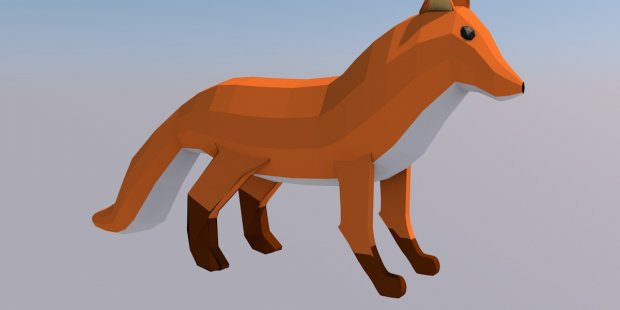 Low Poly Fox Free 3D Model - .c4d - Free3D