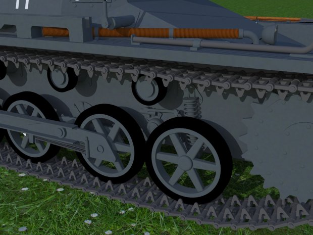 PzKpfw IB light tank Free 3D Model - .skp - Free3D