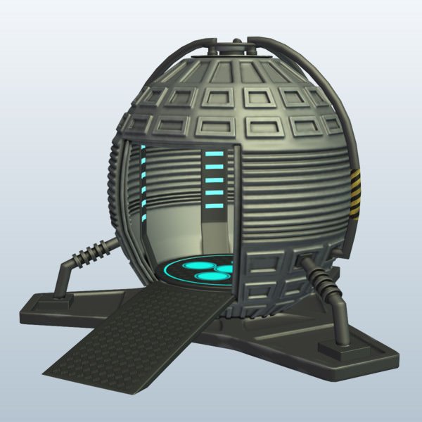 Teleportation Room V2 Free 3D Model - .obj .stl - Free3D