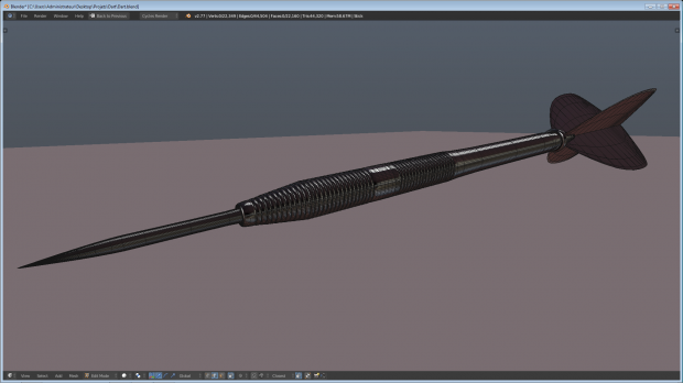 Dart Free 3D Model - .obj .blend - Free3D