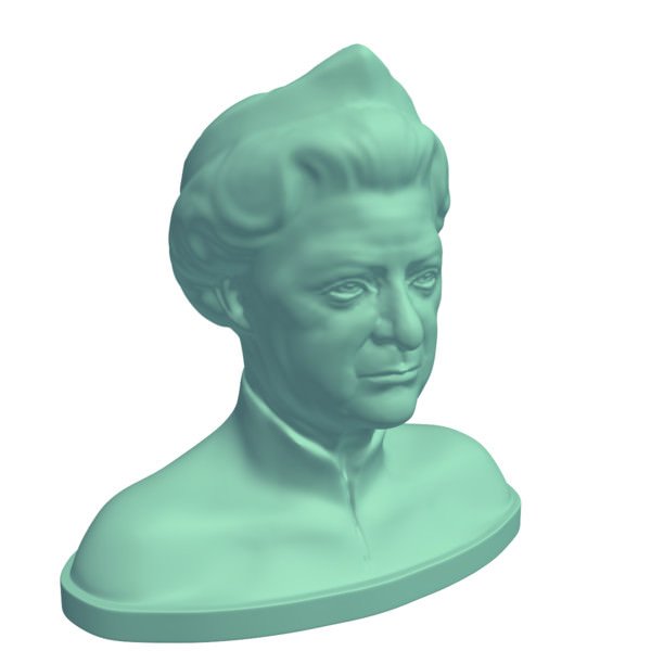 Busto Old Queen v3 Modelo 3D gratis - .obj .stl - Free3D