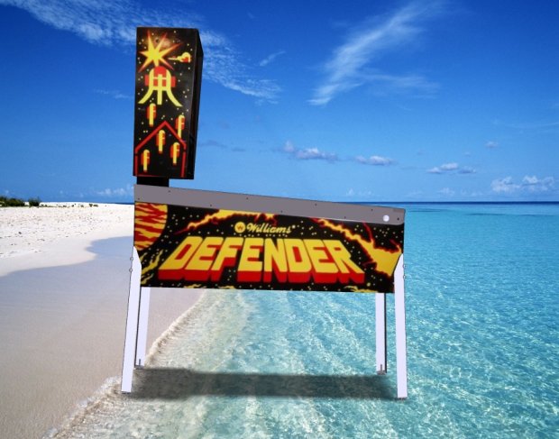 Defender - Pinball Machine Free 3D Model - .3ds - Free3D