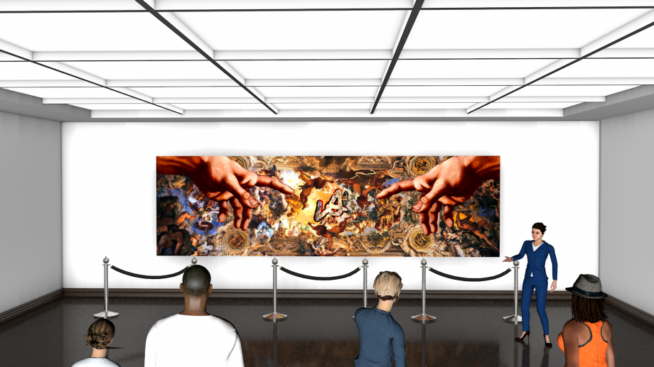 MUSEUM SCENE Free 3D Model - .c4d - Free3D