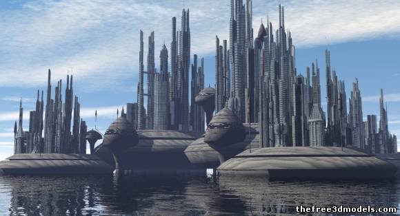 Atlantis Free 3D Model - .obj - Free3D