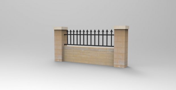 Wall Free 3D Model - .obj .mb .fbx - Free3D