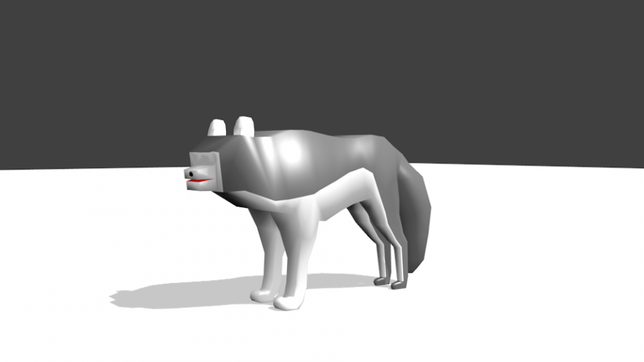Wolf Character LowPoly Free 3D Model - .blend - Free3D