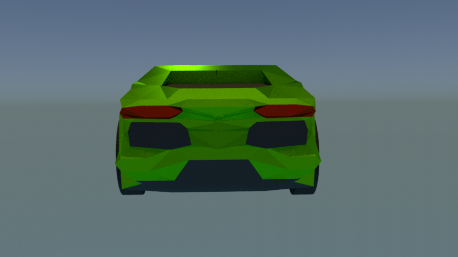 Low Poly Lamborghini Avendator Free 3D Model - .blend - Free3D