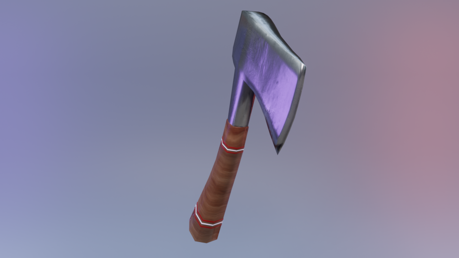 Hache hache low poly Modèle 3D gratuit - .texture .obj .fbx .dae - Free3D