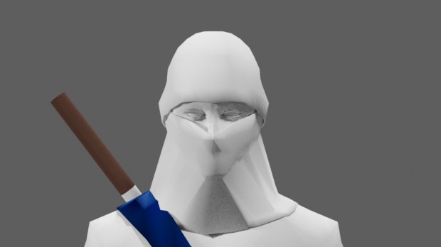 Ninja character 01 Free 3D Model - .3ds .obj .blend .fbx .mtl - Free3D