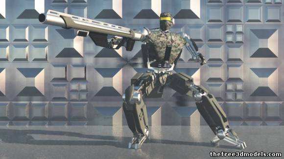 Droid Free 3D Model - .3ds .obj .sldprt - Free3D