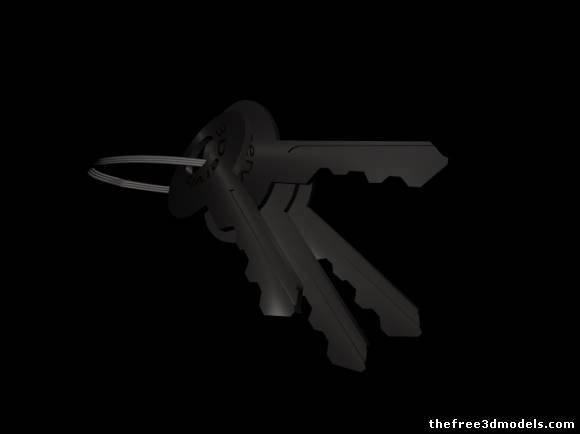 C4D keys (Schlüssel / anahtar) Free 3D Model - .c4d - Free3D