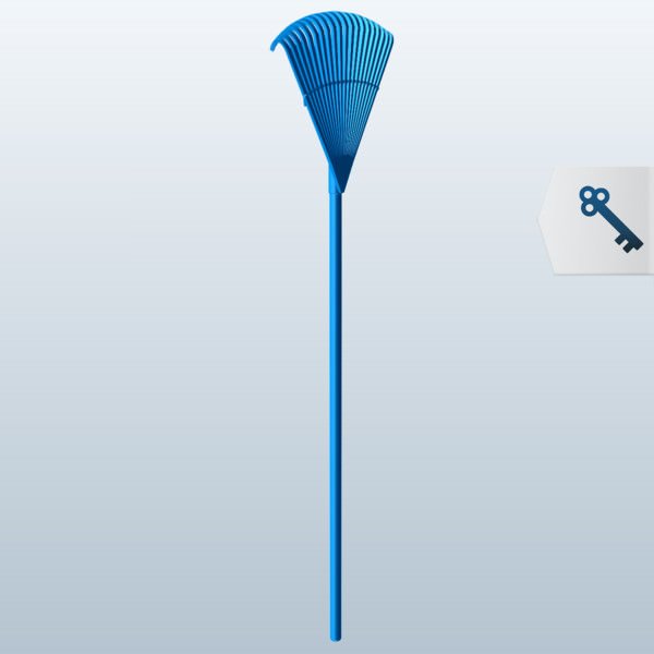 Leaf Rake v1 Free 3D Model - .obj .stl - Free3D