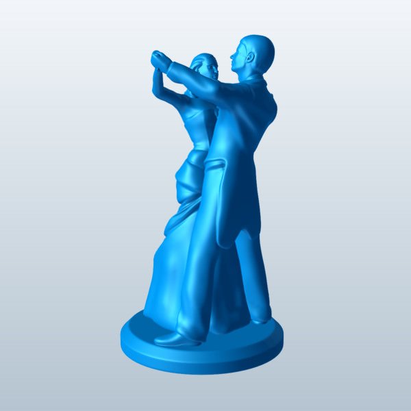 Couple dancing v1 Free 3D Model - .obj .stl - Free3D