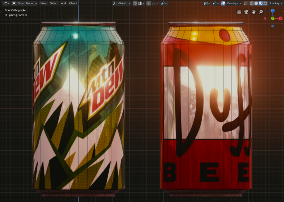 Can Free 3D Model - .blend .fbx - Free3D