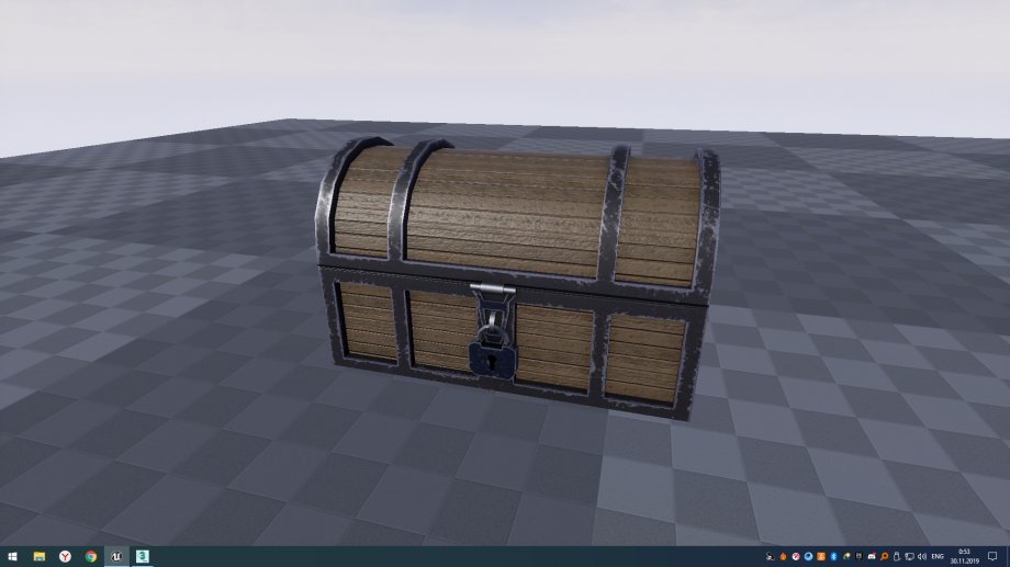 Low poly chest Free 3D Model - .fbx - Free3D