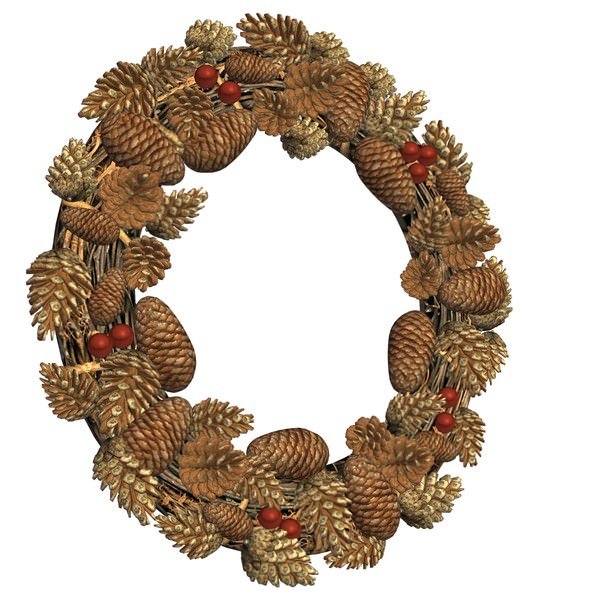 Wreath v1 Free 3D Model - .obj .stl - Free3D