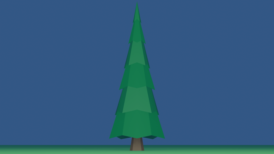 Low Poly Fir Free 3D Model - .fbx .mtl .obj .x3d .png - Free3D