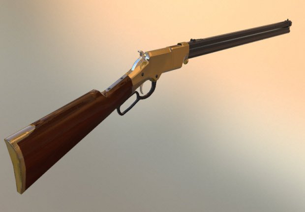 Henry Rifle Free 3D Model - .obj .fbx - Free3D