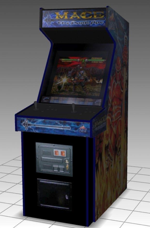 Mace Upright Arcade Machine Free 3D Model - .3ds - Free3D