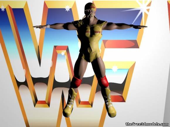 Hulk hogan Free 3D Model - .3ds .obj .sldprt - Free3D