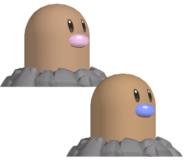 Diglett (Pokemon) Free 3D Model - .dae .fbx - Free3D