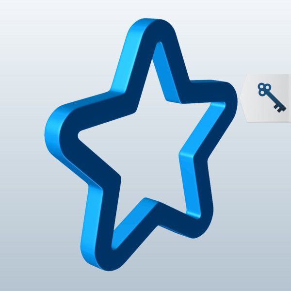 Star v1 Free 3D Model - .obj .stl - Free3D