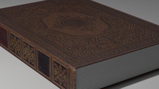 Simple Book Free 3D Model - .obj .dae .blend .mtl - Free3D