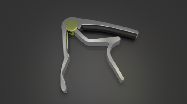 Guitar capo Free 3D Model - .obj - Free3D