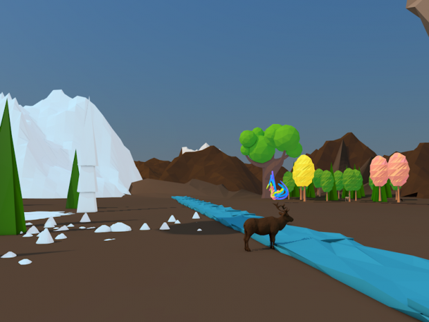 Low poly template abstract Free 3D Model - .c4d - Free3D