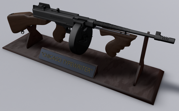 Tommy Gun Free 3D Model - .3ds .c4d - Free3D