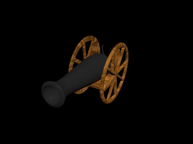 War cannon Free 3D Model - .max - Free3D