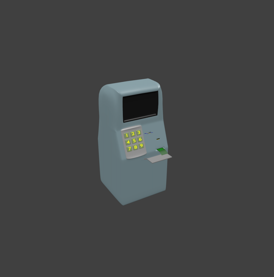 ATM Free 3D Model - .blend - Free3D