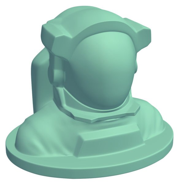 Bust Astronaut v1 Free 3D Model - .obj .stl - Free3D