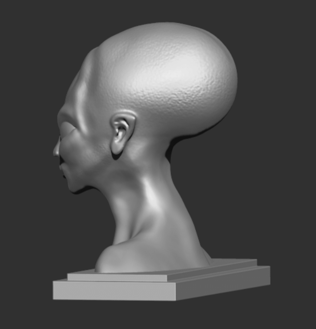 Alien Bust Figurine Free 3D Model - .stl - Free3D