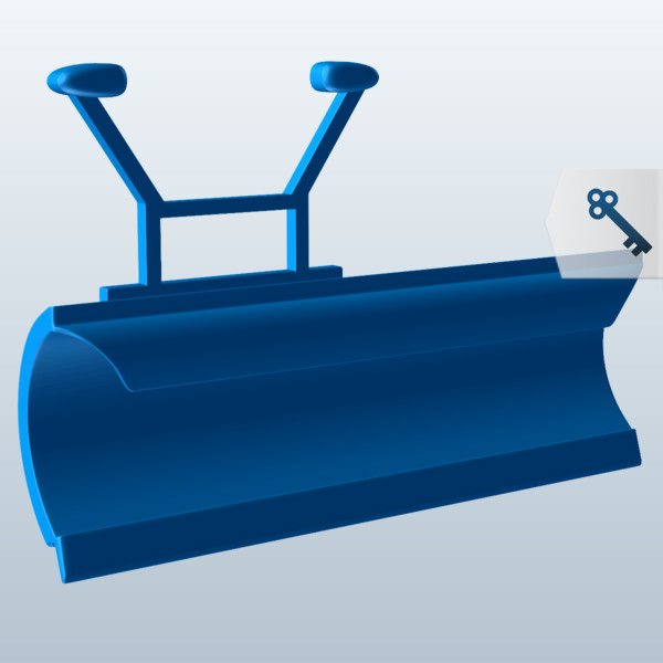 Snow Plow Attachment for PickUp Truck v1 Free 3D Model - .obj .stl - Free3D