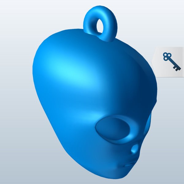 Alien Head V1 Free 3D Model - .obj .stl - Free3D