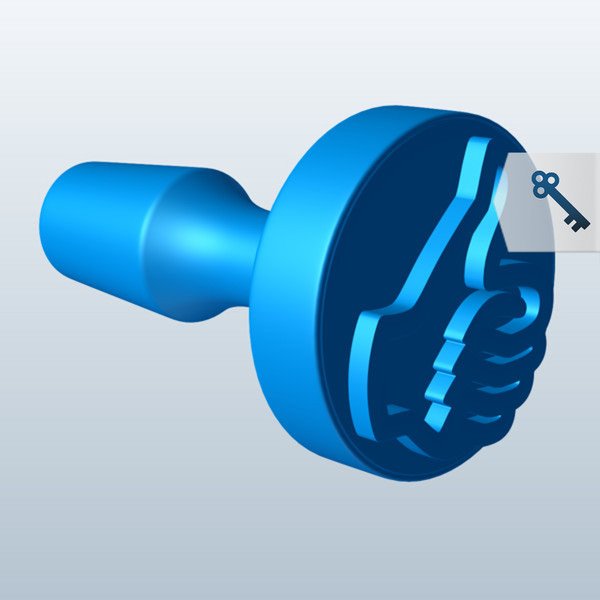 Thumbs Up v3 Free 3D Model - .obj .stl - Free3D
