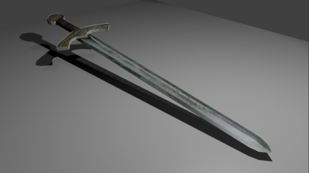 Sword Medieval Free 3D Model - .obj .mtl - Free3D
