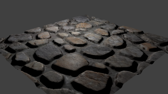 CobbleStones_2 Free 3D Model - .3ds .obj .dae .blend .fbx .mtl .sldprt ...