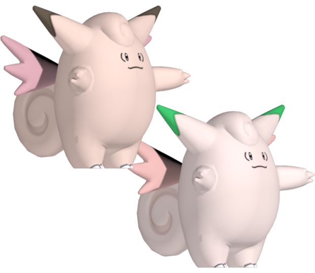 Clefable (Pokemon) Modelo 3D gratis - .dae .fbx - Free3D