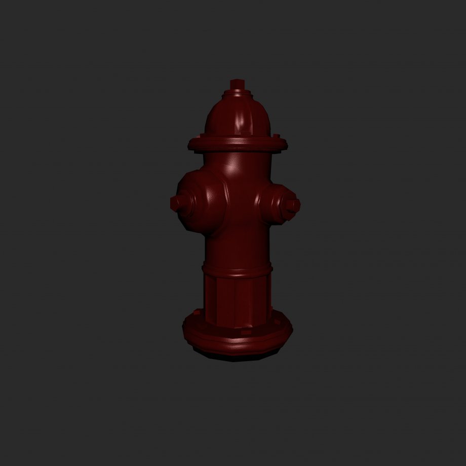 Fire Hydrant Game Asset Free 3D Model - .maya .fbx .dae .obj - Free3D