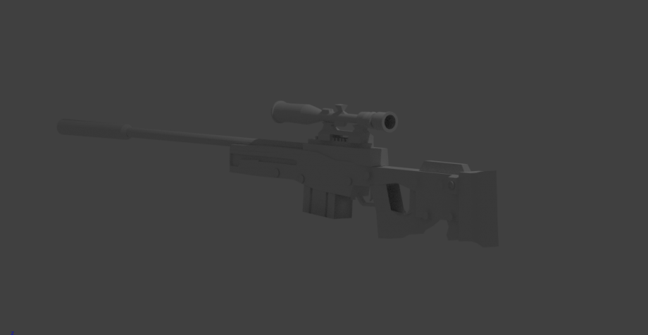 Sniper Free 3D Model - .blend - Free3D