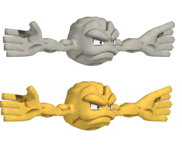 Geodude (Pokemon) Free 3D Model - .dae .fbx - Free3D