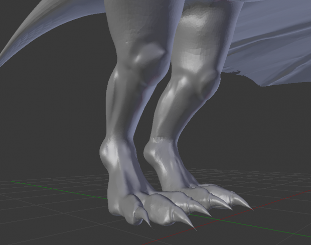 Simple Wyvern (Not Rigged) Free 3D Model - .blend - Free3D